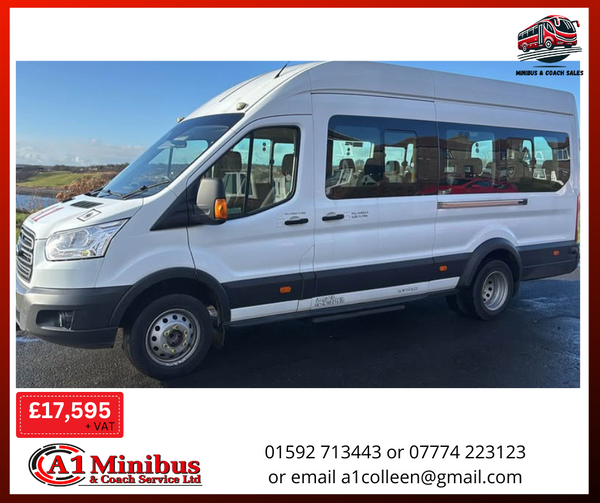 2015 Ford Transit PSV Minibus - 16 Seater – Minibus and Coach Sales